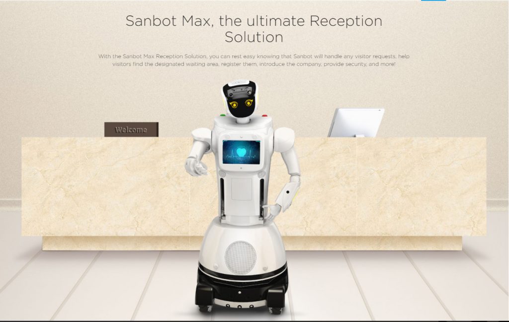 Sanbot Max - Your first robot co-worker. - Cyber Robotics